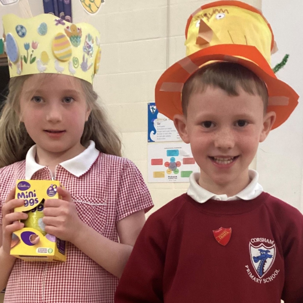 Corsham Primary School - Easter Bonnet Parade - Pound Pill
